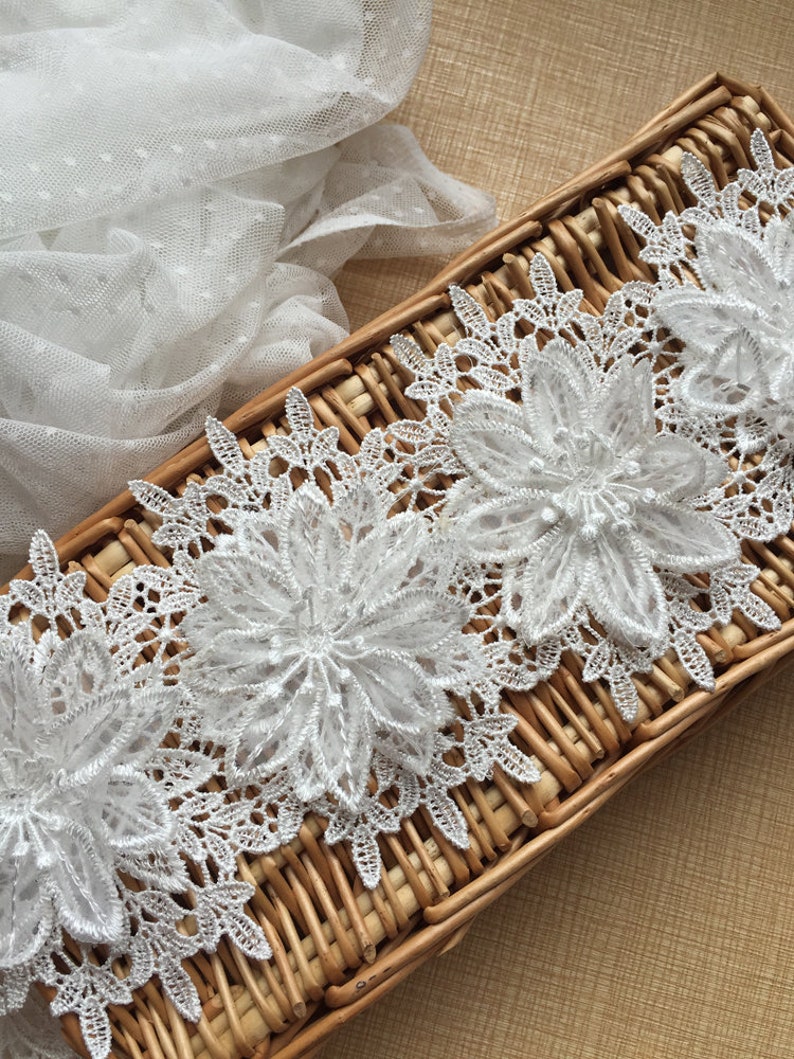 1 Yards Lace Trim 3D 4 Layers Exquisite Floral Alice Lace - Etsy
