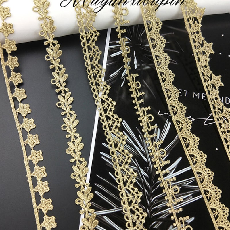 Gold Fabric Trim - Etsy