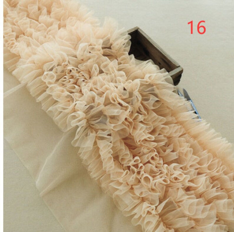 17 Colors Lace Fabric Tutu Tulle Ruffled Floding Lolita Lace - Etsy