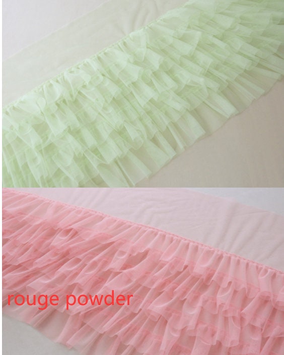 17 Colors Lace Trim Apricot Ruffled Floding Lolita Pleated Lace Wedding ...