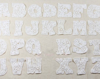 Lace Alphabet - Etsy