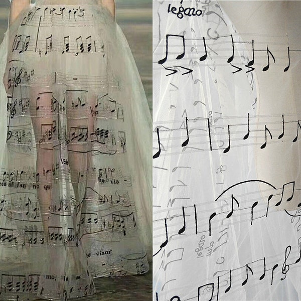 Music Note Dress - Etsy