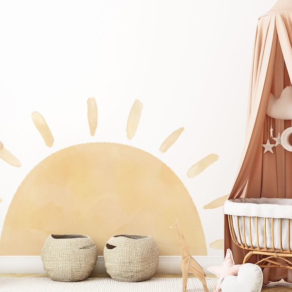 Sun Wall Decal - Etsy