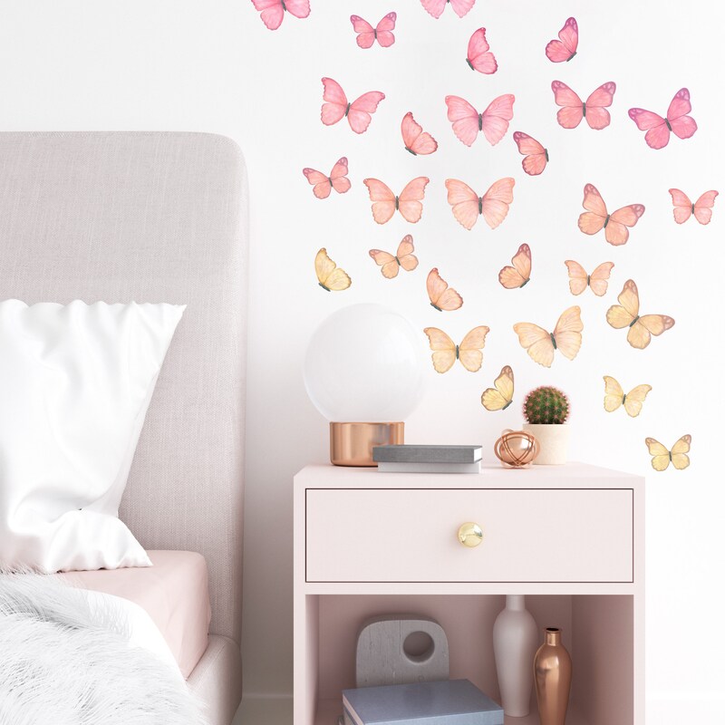 Bedroom Wall Stickers Girls - Etsy