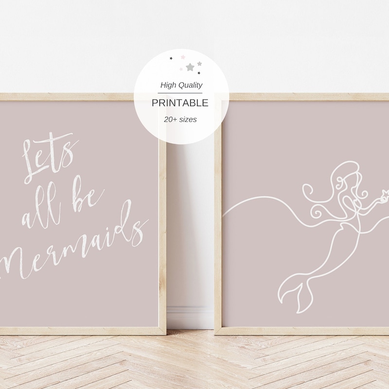 Mermaid Fine Art - Etsy