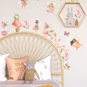 Fairy Wall Stickers Fairy Garden Wall Decals Fairy Wall | Etsy