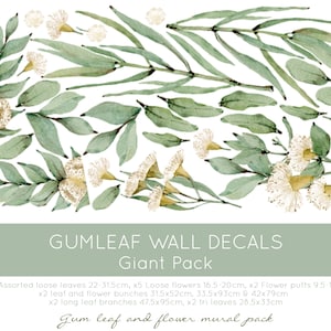 Cockatoo's & Australian Gum Tree Wall Decals, Australian Theme Nursery ...