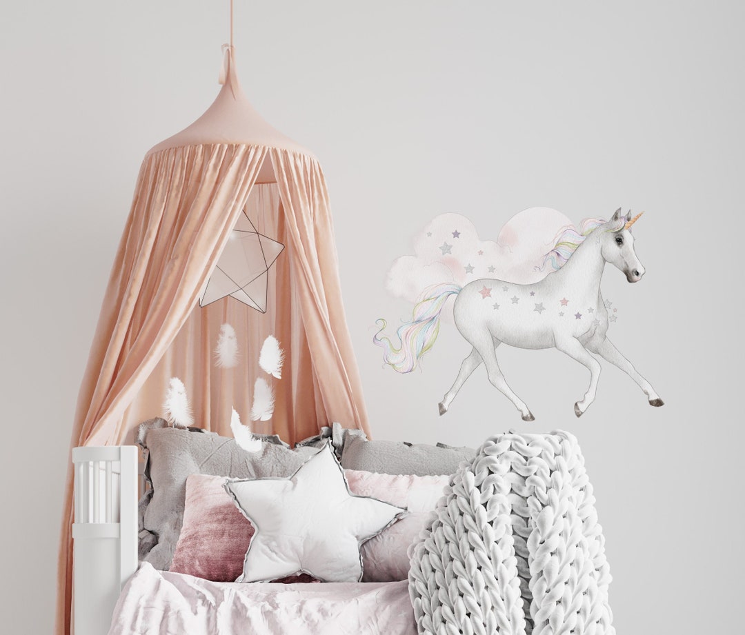 Unicorn Wall Decal | Fablexfawn, Fable and Fawn - Etsy
