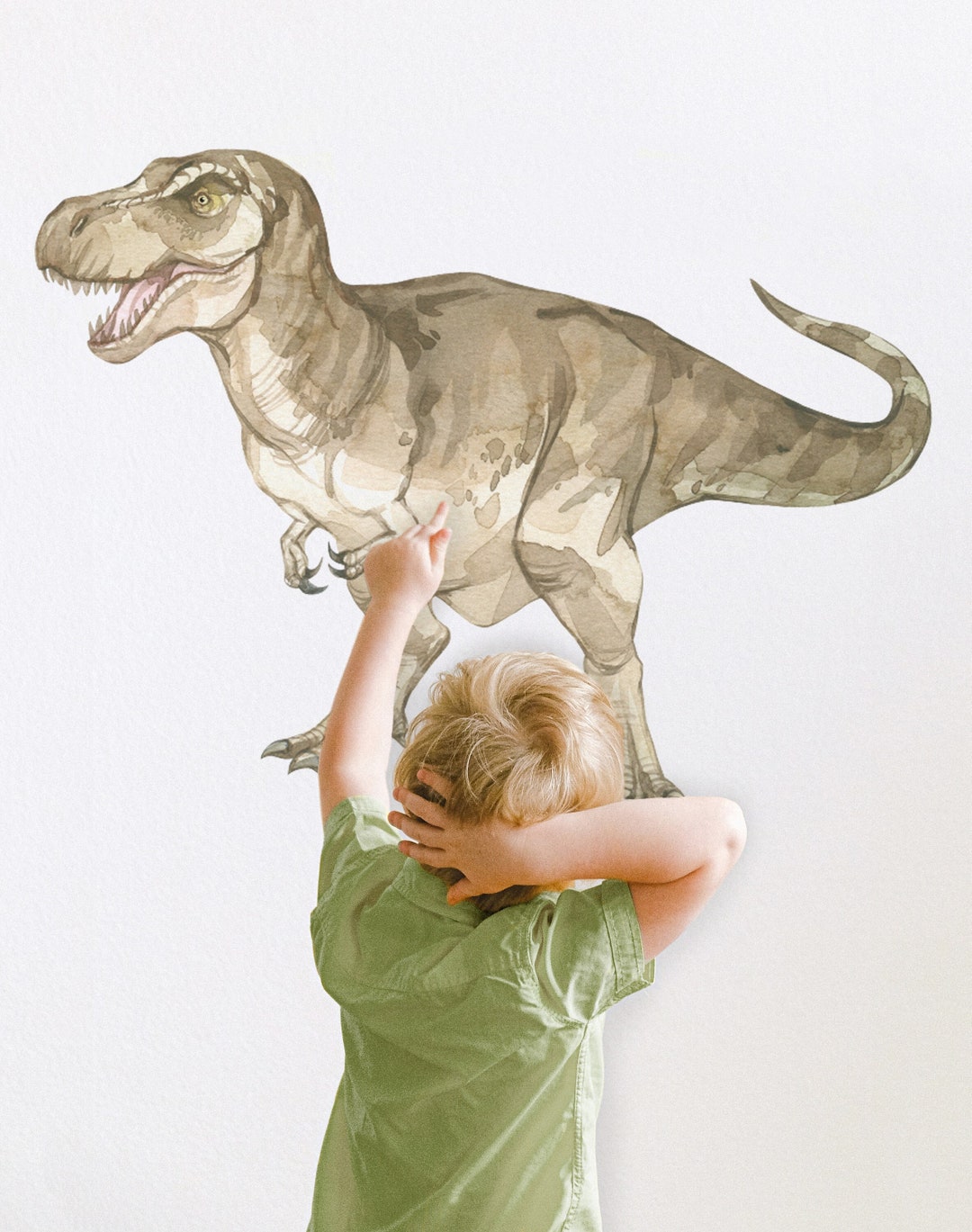 Large T-rex Dinosaur Wall Decals, Dinosaur Wall Stickers, Dinosaur ...