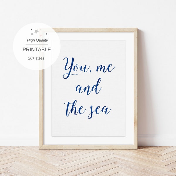 You Me and the Sea - Etsy