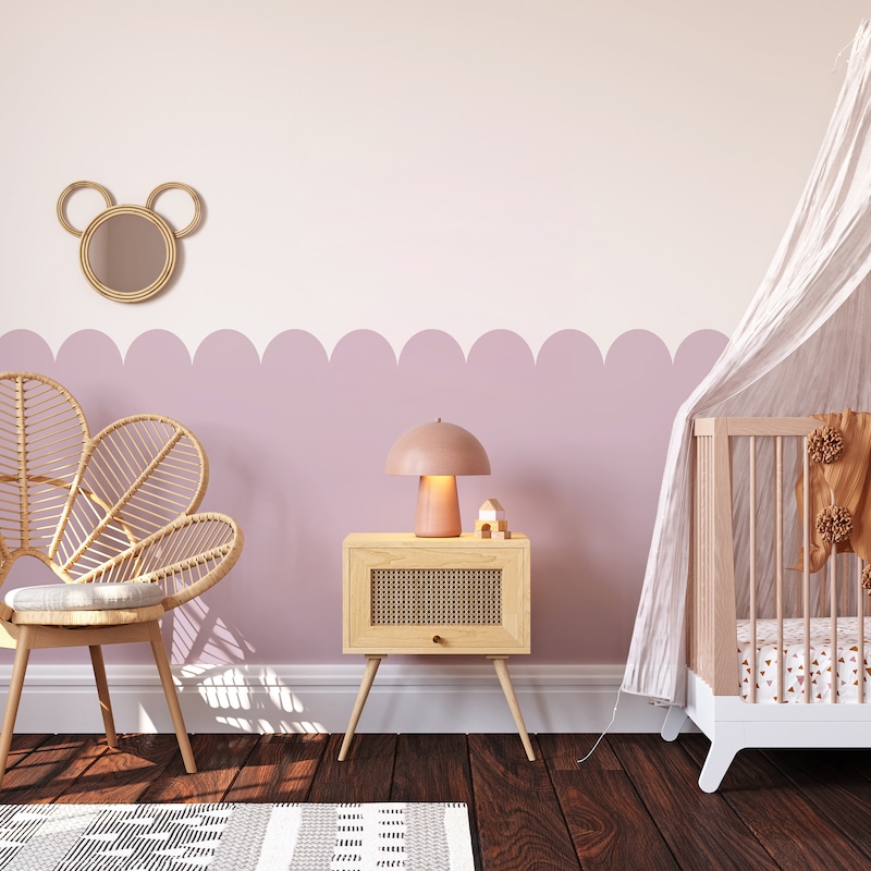Scallop Wall Decal - Etsy