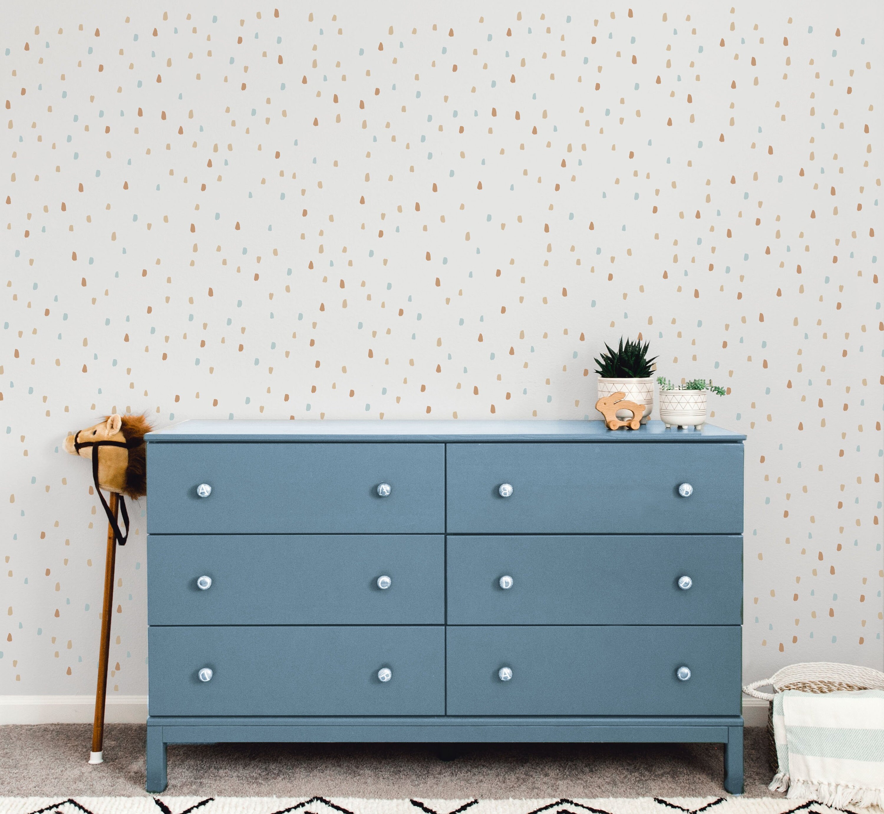 Spot Wall Decal Polka Dot Wall Stickers Confetti Wall Decals | Etsy