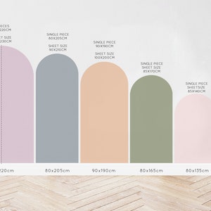 Arch Wall Decals (block Colours) - Fable and Fawn, Fablexfawn - Etsy