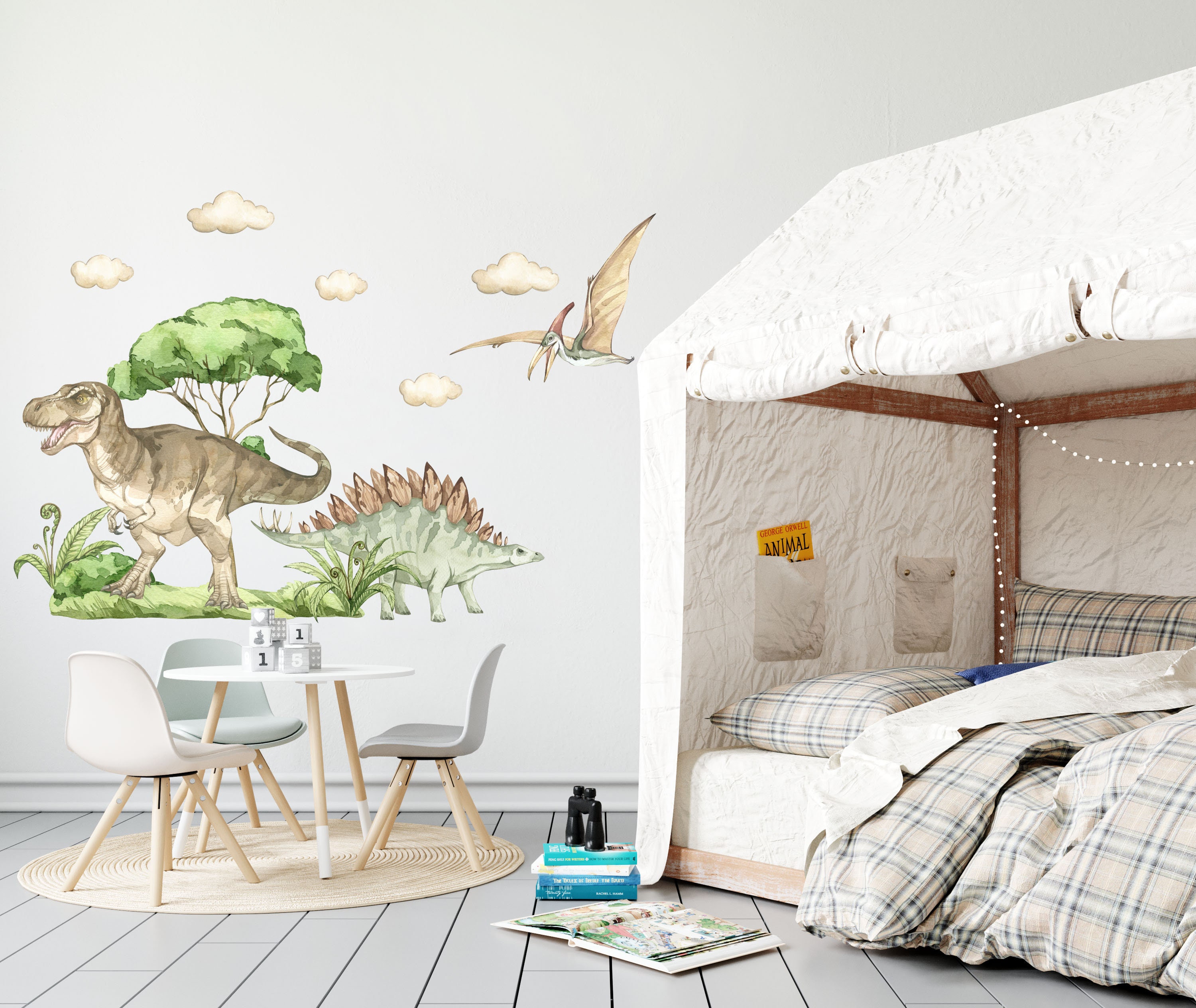 Dinosaur Wall Decals Dinosaur Wall Stickers Dinosaur Decals | Etsy