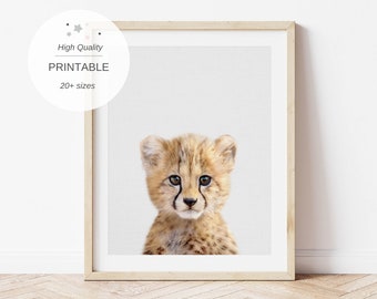 Baby Cheetah Wall Art | Etsy