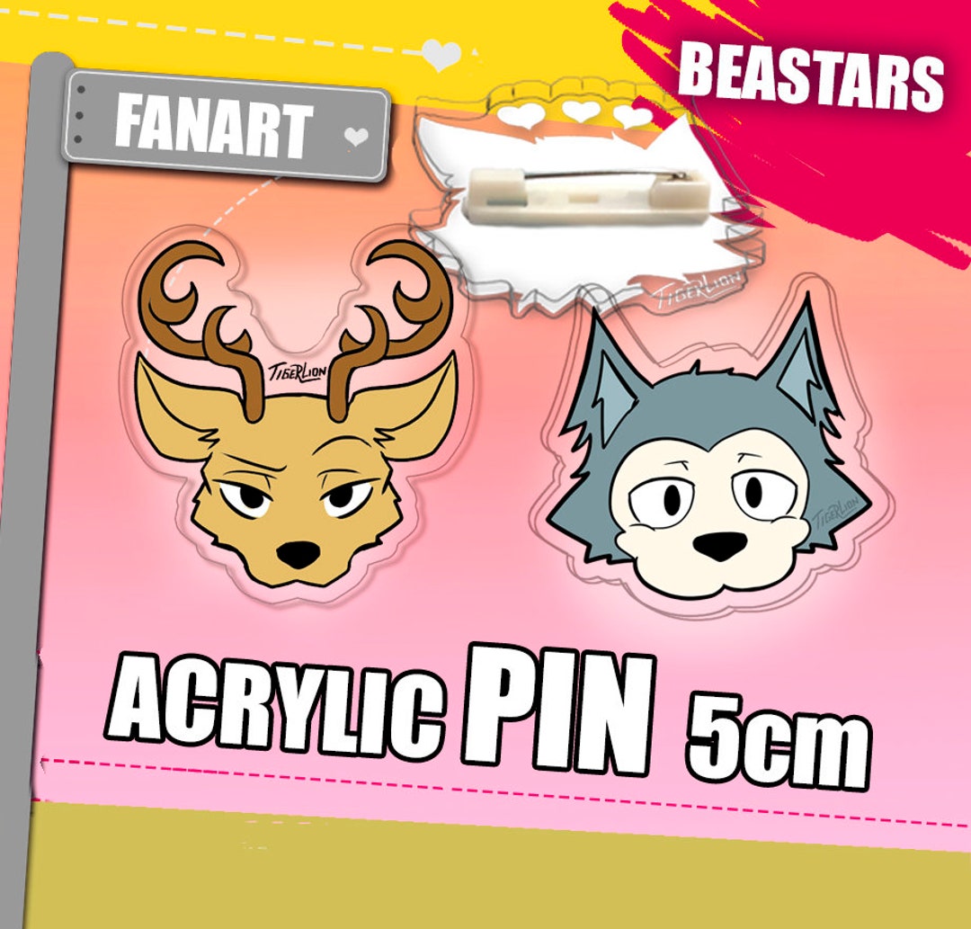 Acrylic Pins! Legoshi Louis - Etsy