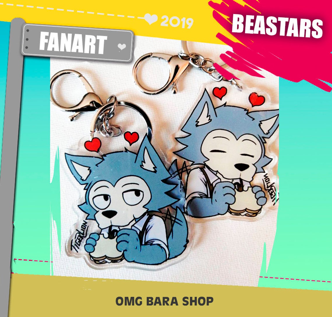 Keychain Legoshi Louis Beastars - Etsy