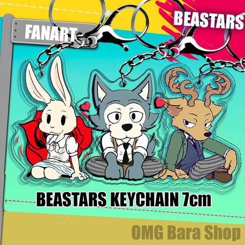 Keychain Legoshi Louis Beastars - Etsy