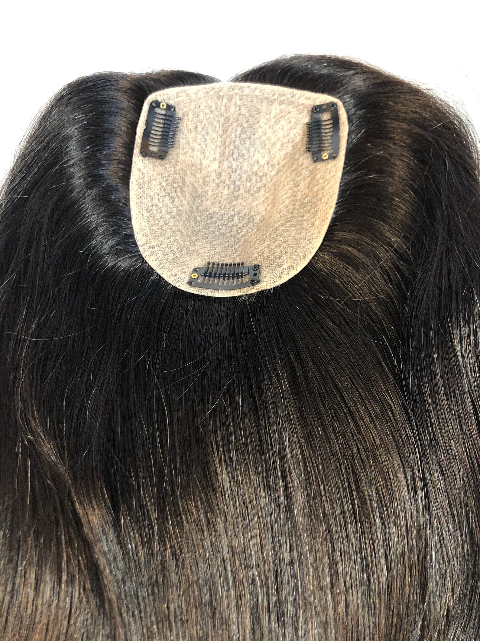 4x5 Natural Color Silk Base European Hair Human Hair Topper | Etsy