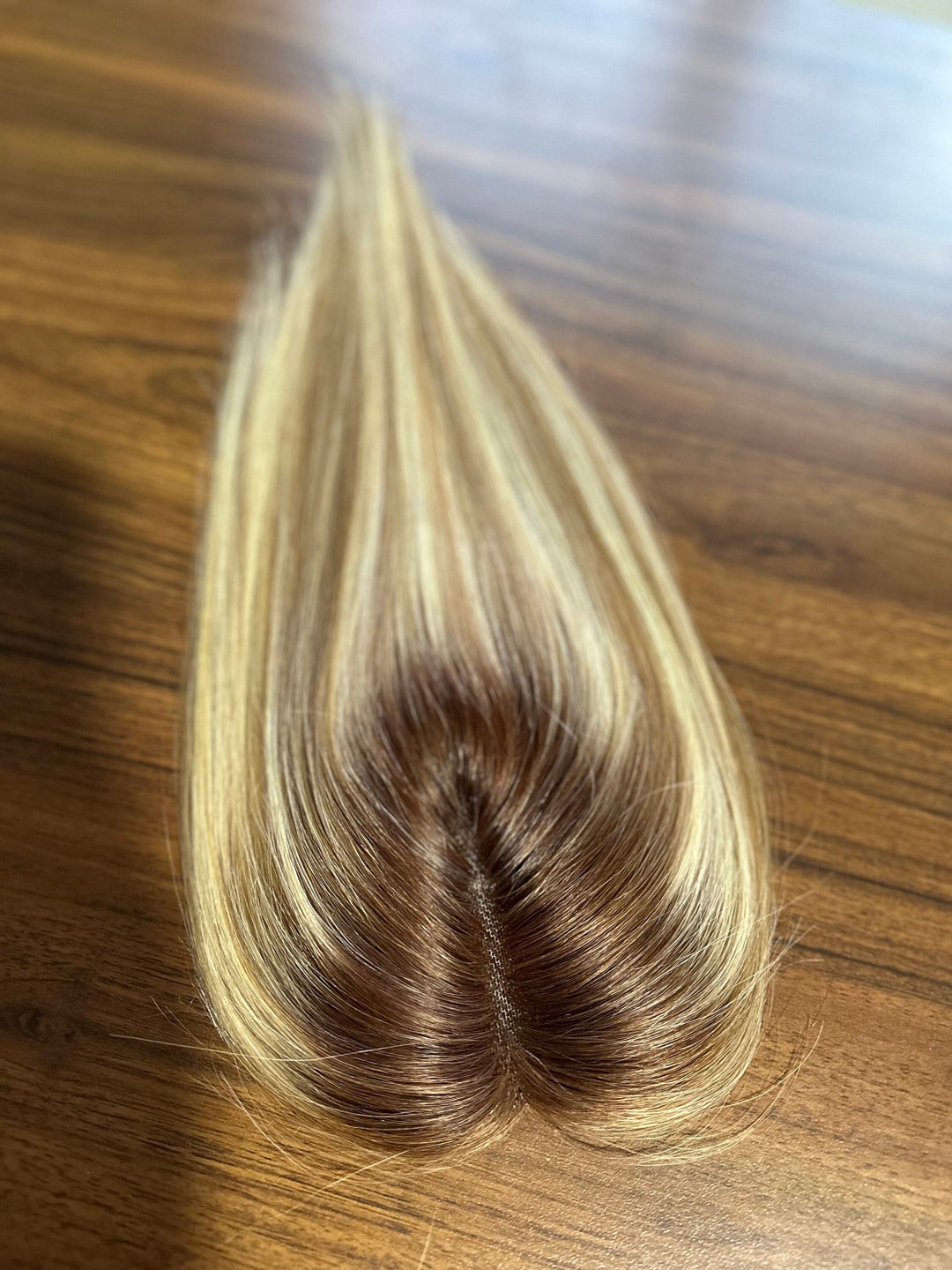 10 Small Lace Human Hair Topper, 9x10cm Free Part Handmade Lace Base ...