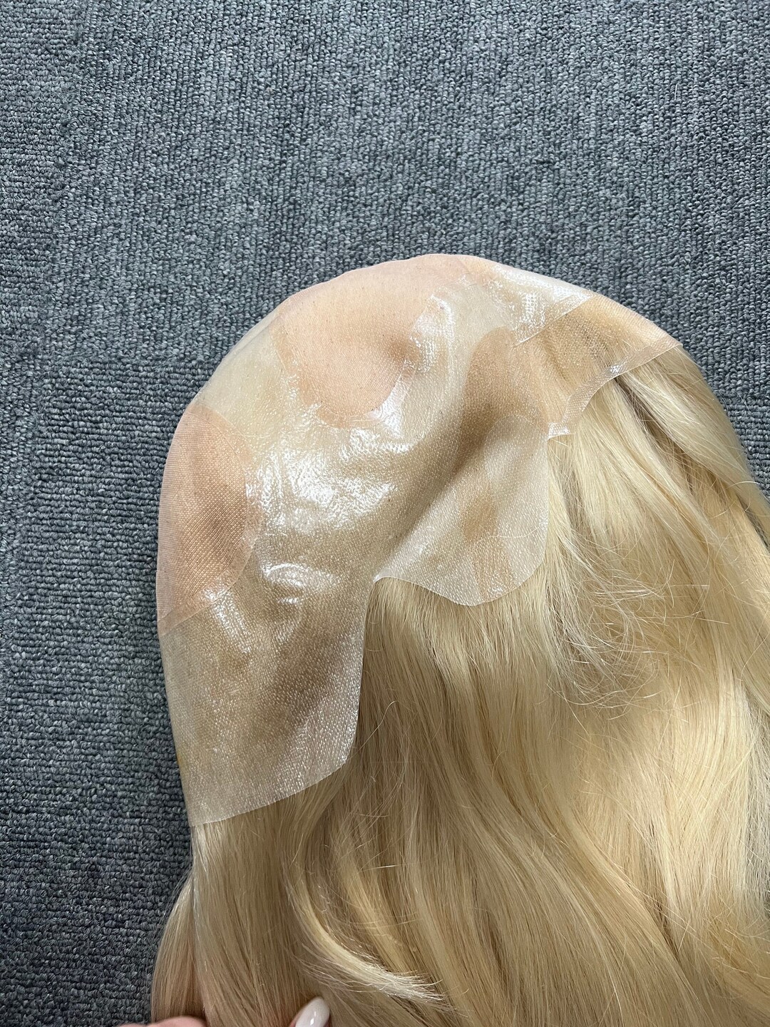 22" 613 Mono Top Medial Wig Brazilian Hair Medical Wigs, Hair System ...