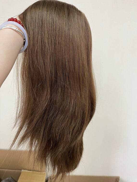18 Women Full Thin Skin Wig human Hair System Wig medical Wig Alopecia PU Polyskin Wig hair Loss Solution Etsy UK
