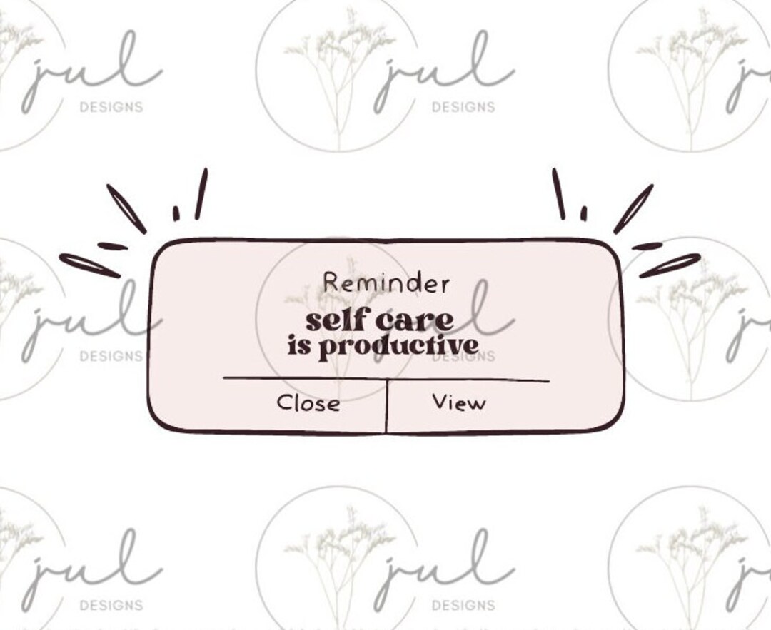 Self Care Reminder SVG Smiley Face Svg Wildflower Svg - Etsy