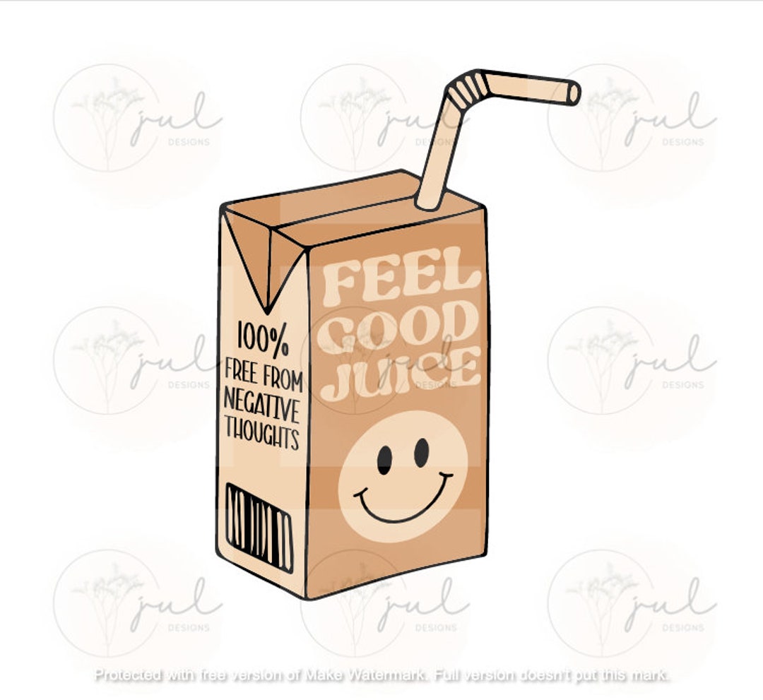 Feel Good Juice SVG PNG Retro Groovy SVG Good Vibes Svg - Etsy