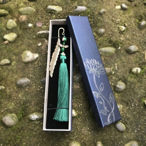 Chinese Metal Bookmarks With Tassel Vintage Bookmarkunique - Etsy