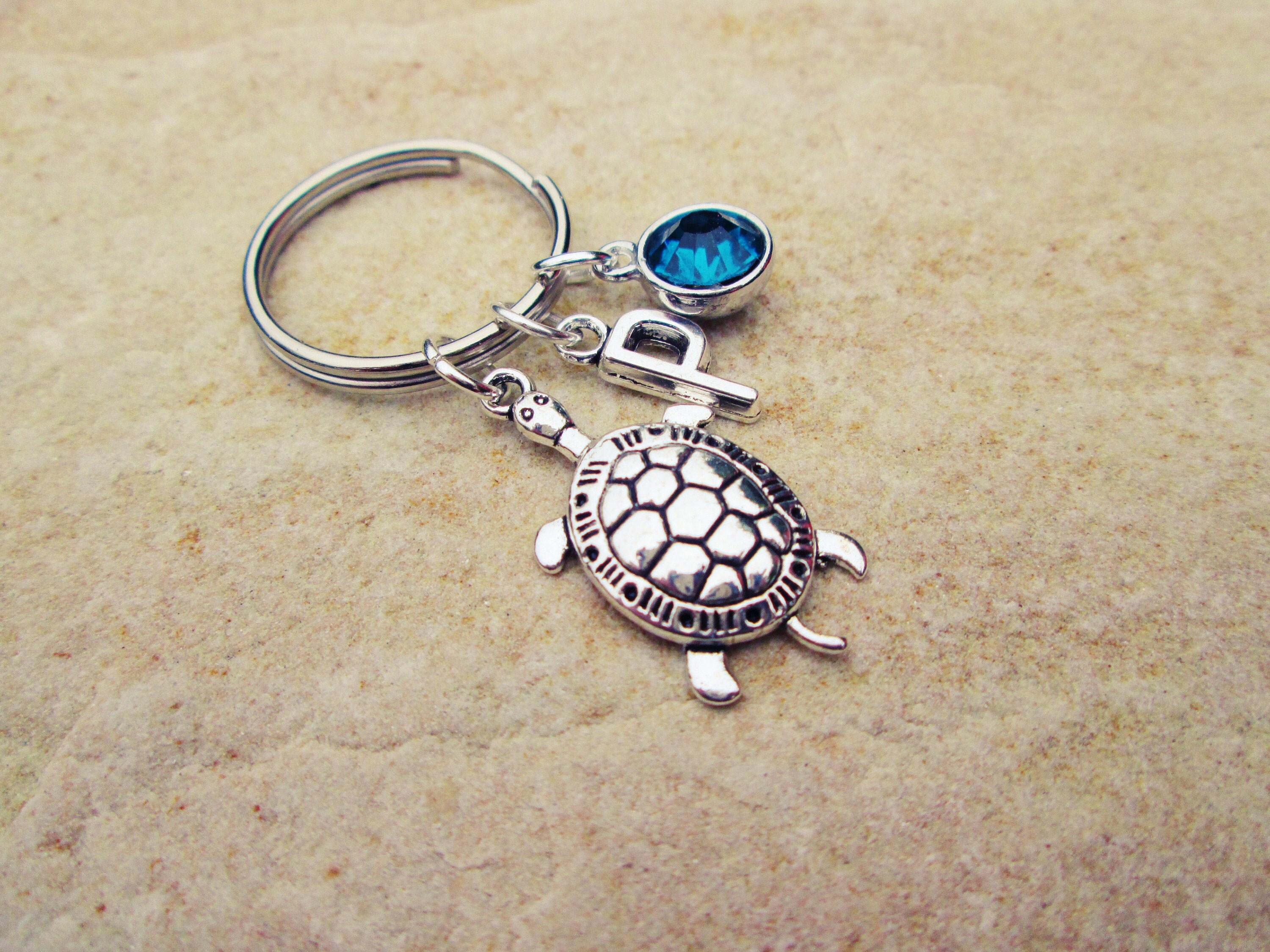 Turtle keychain turtle keyring turtle gift turtle charm | Etsy