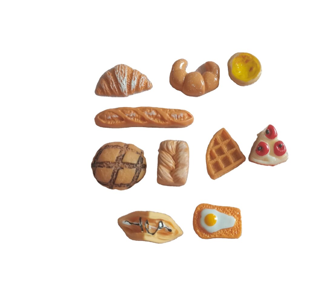 Cute Mini Bread Doll House Miniature Kitchen Doll Food Model Toy ...