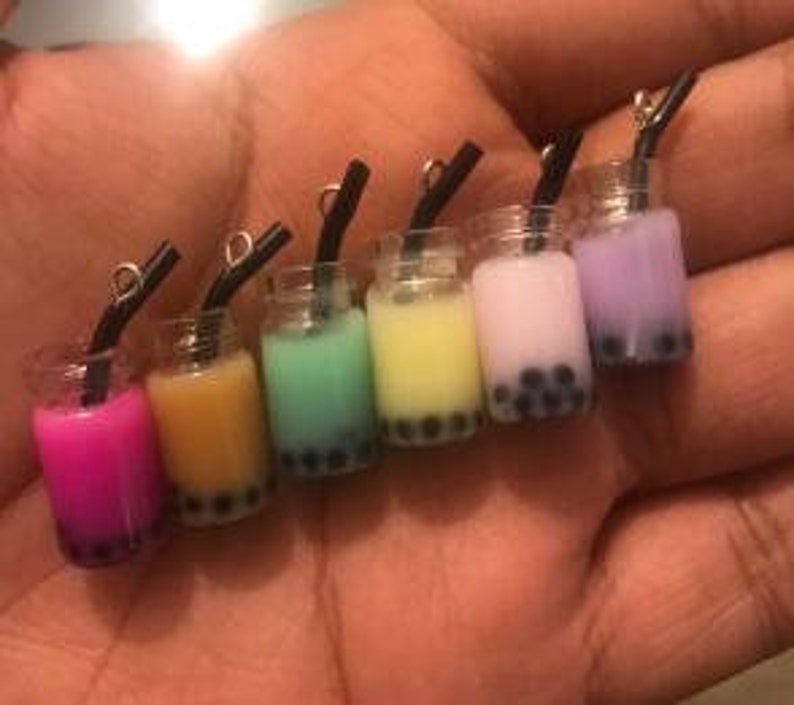 Resin Boba Tea Slime Additives Charms Supplies Kit DIY | Etsy
