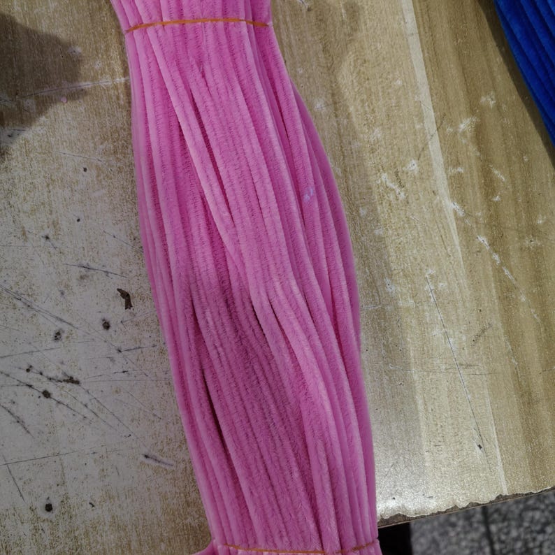 Fuzzy Wire Pipe Cleaners Bulk 30cm Chenille Stem Fuzzy Bendable Wire ...