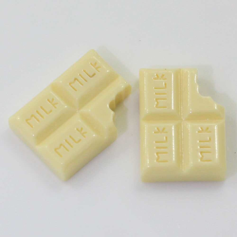 50pcs Resin Chocolate Pieces Dollhouse Food Miniatures Flat | Etsy