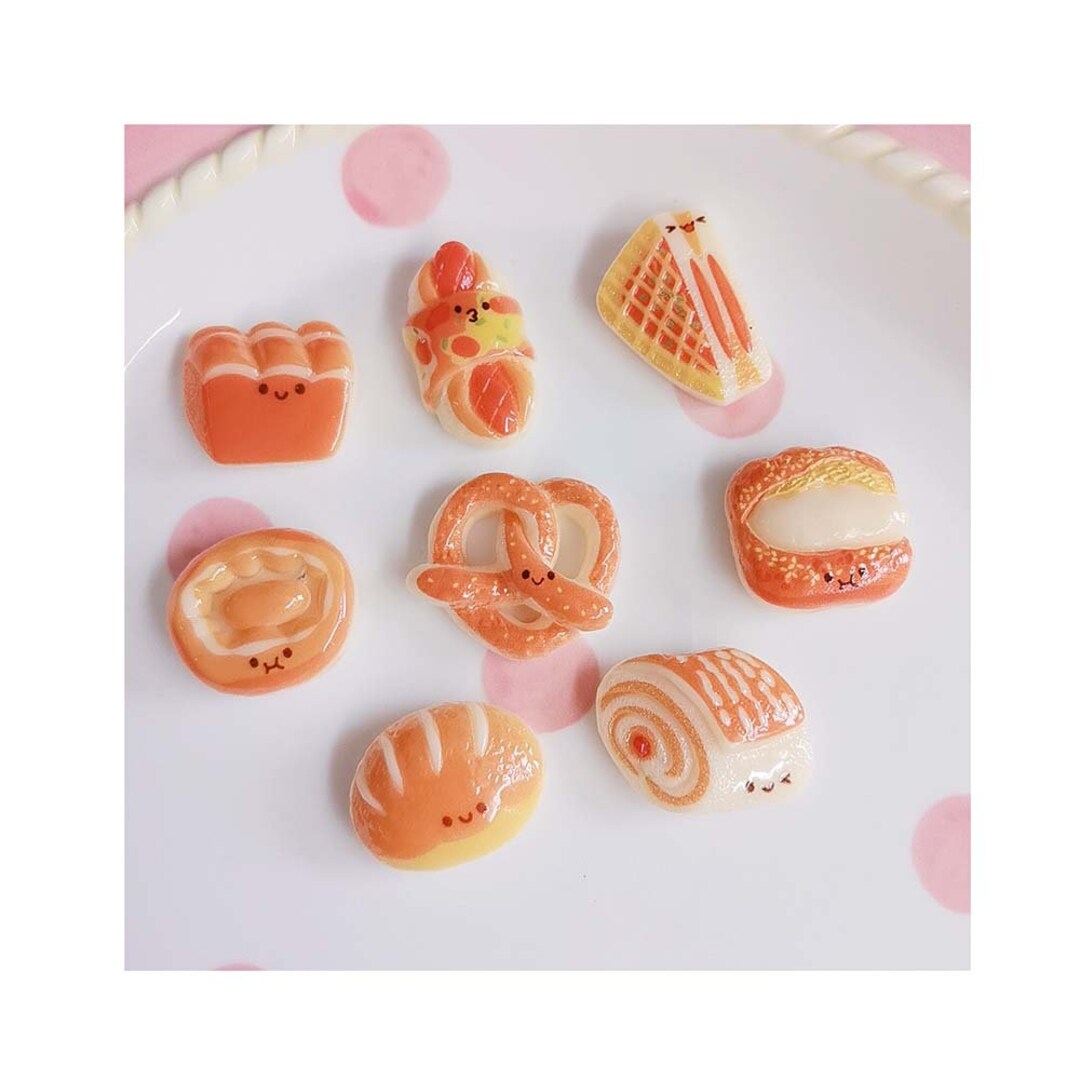 Miniature Food Play Bread Cartoon Figure Miniature Diy Crafts Supplies ...