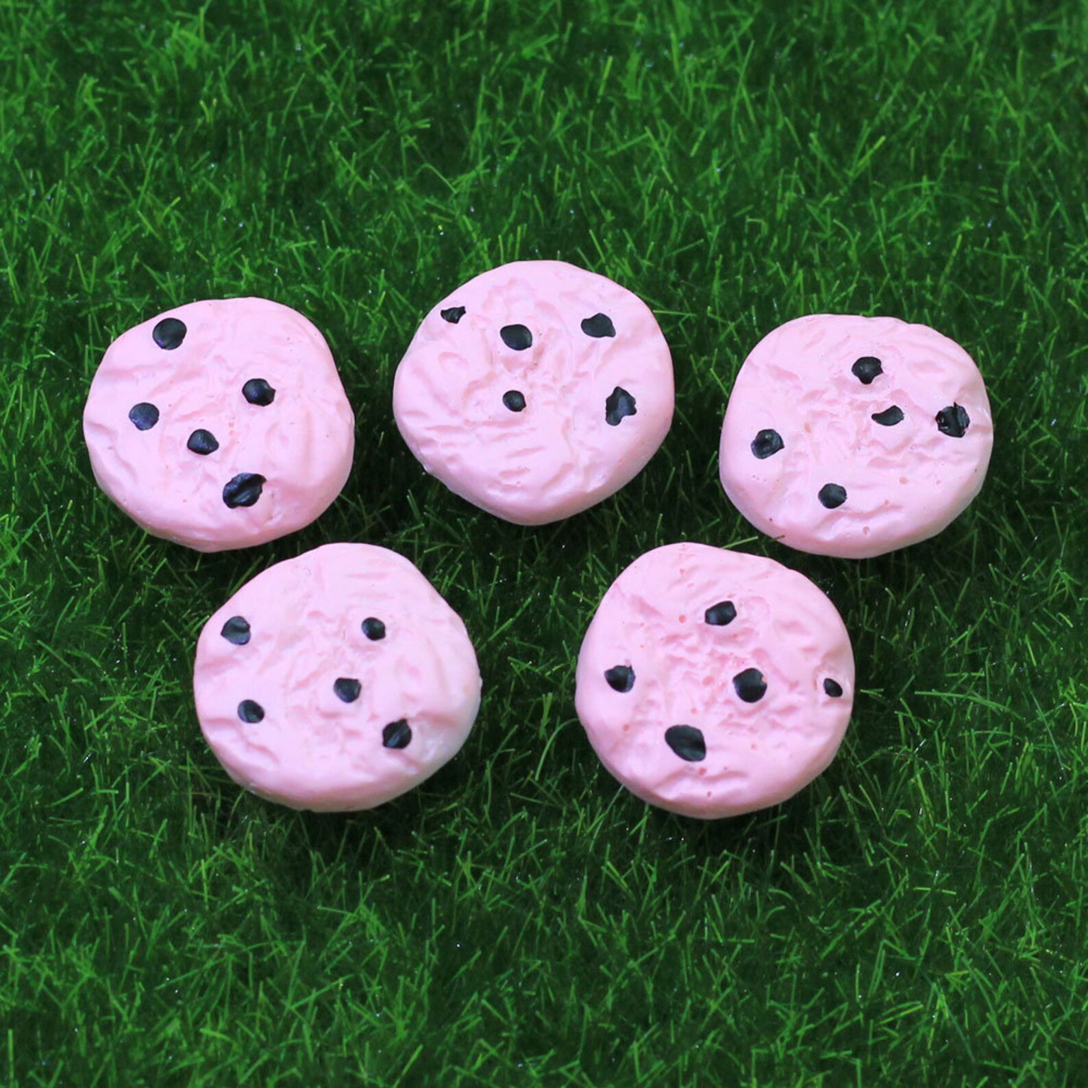 20mm Pink Chocolate Slime Charms Miniature Cookies Resin - Etsy