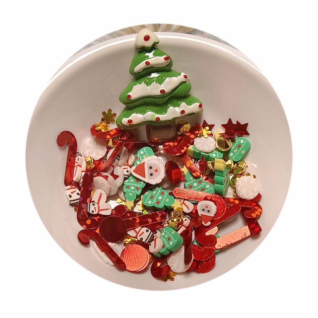 Polymer Mixes Clay Christmas Tree Snowman Slices Winter DIY Supplies - Etsy