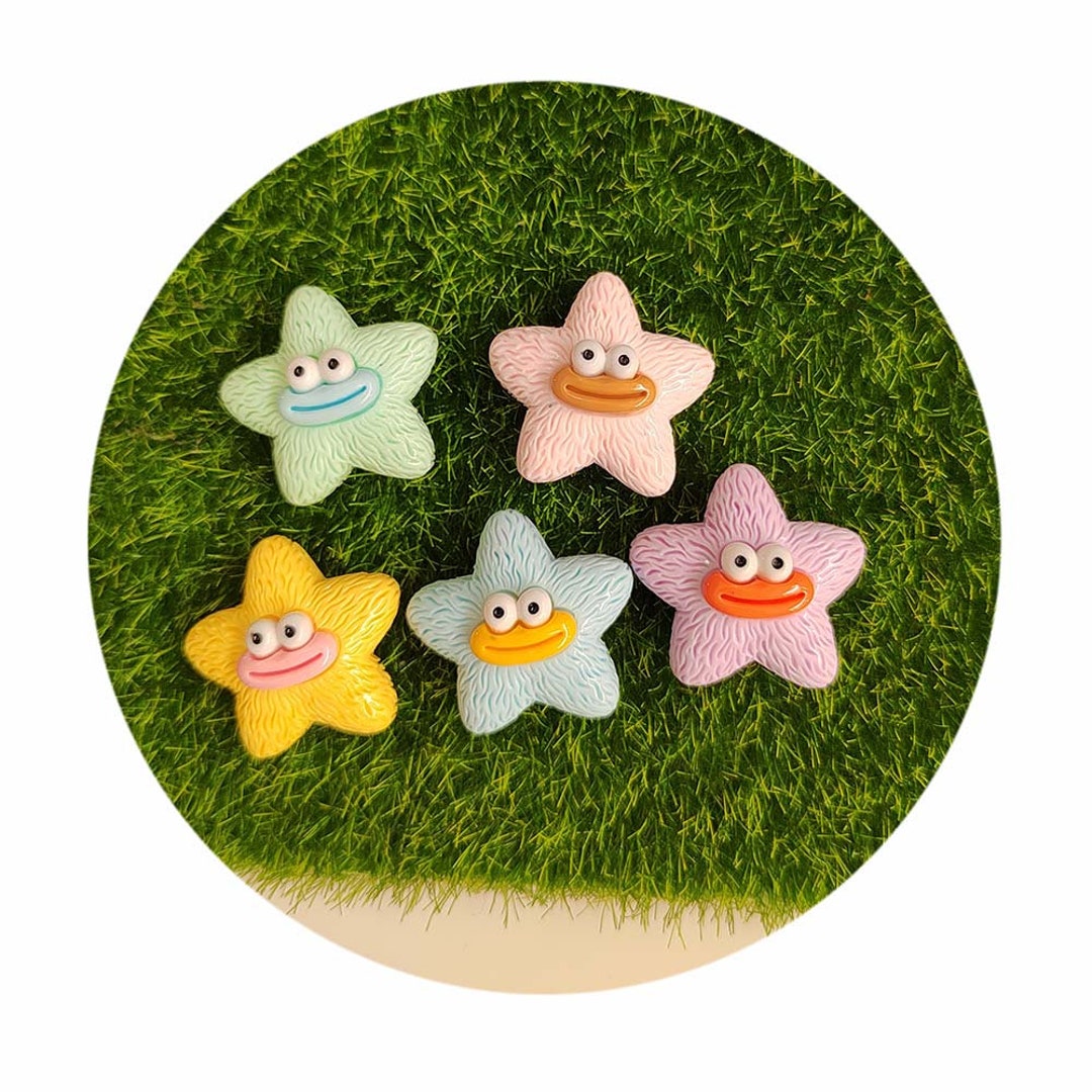 Cartoon Thick Lips Star Resin Flat Back Cabochon Scrapbook Kawaii DIY ...