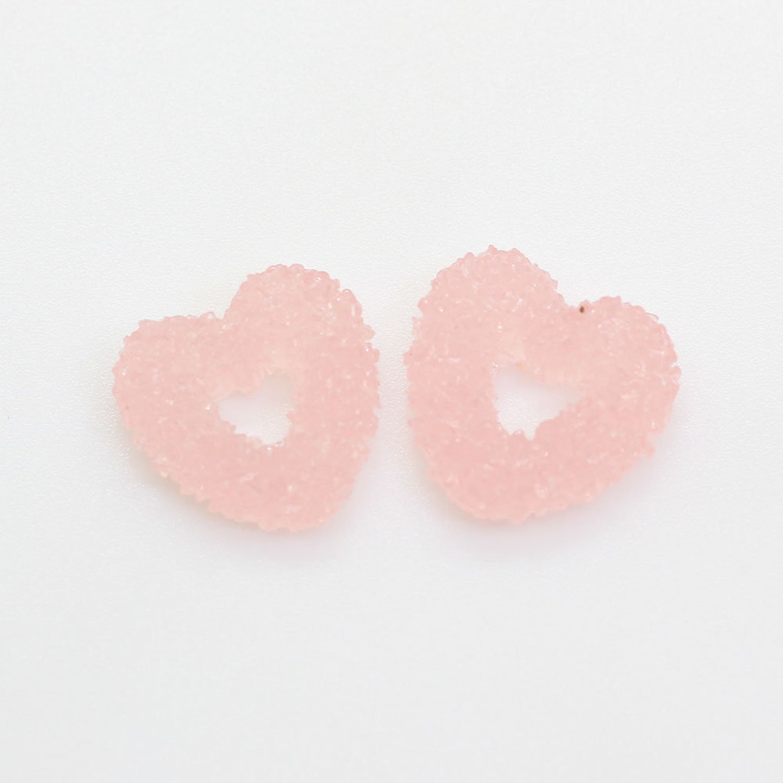 Heart Shape Fake Candy Gumdrop Resin Cabochon Flatback Simulation Food ...