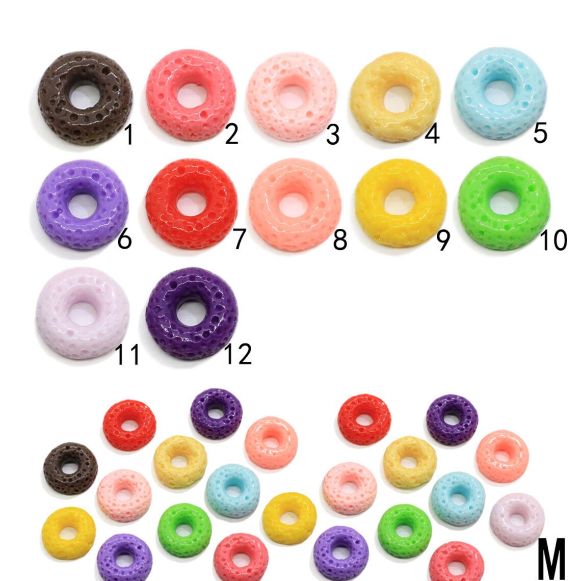 15mm Colorful Mini Donut Addition Slime Filler for Slime DIY | Etsy
