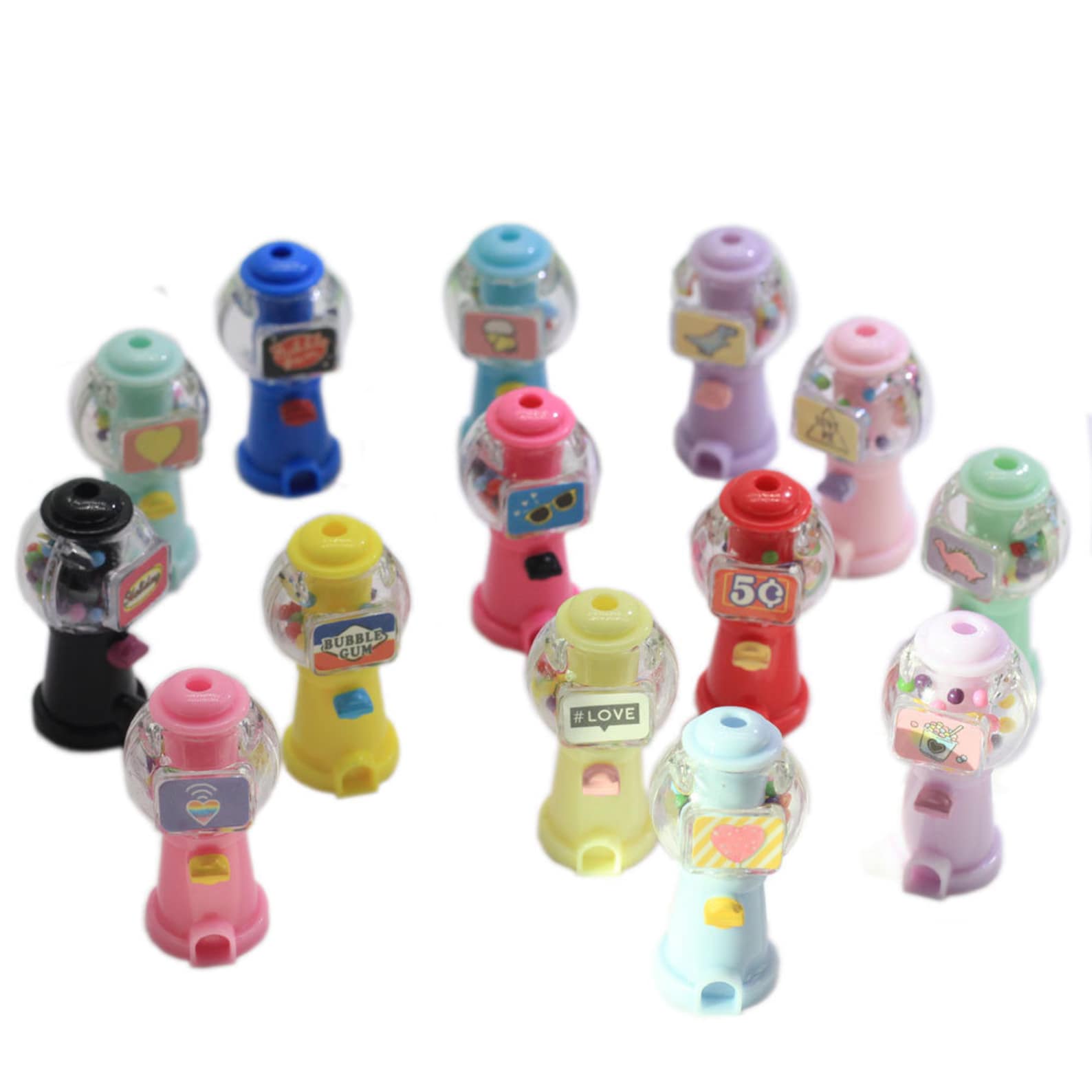 3D Mini Resin Kawaii Bubble Gumball Machine DIY Embellishment ...