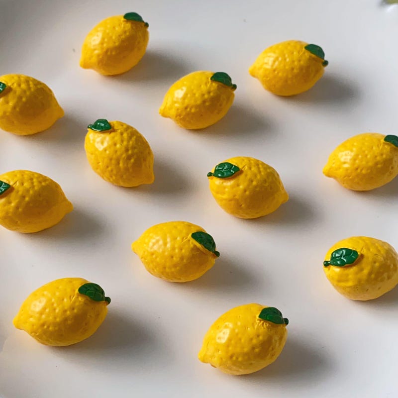 Realistic Fake Lemons - Etsy