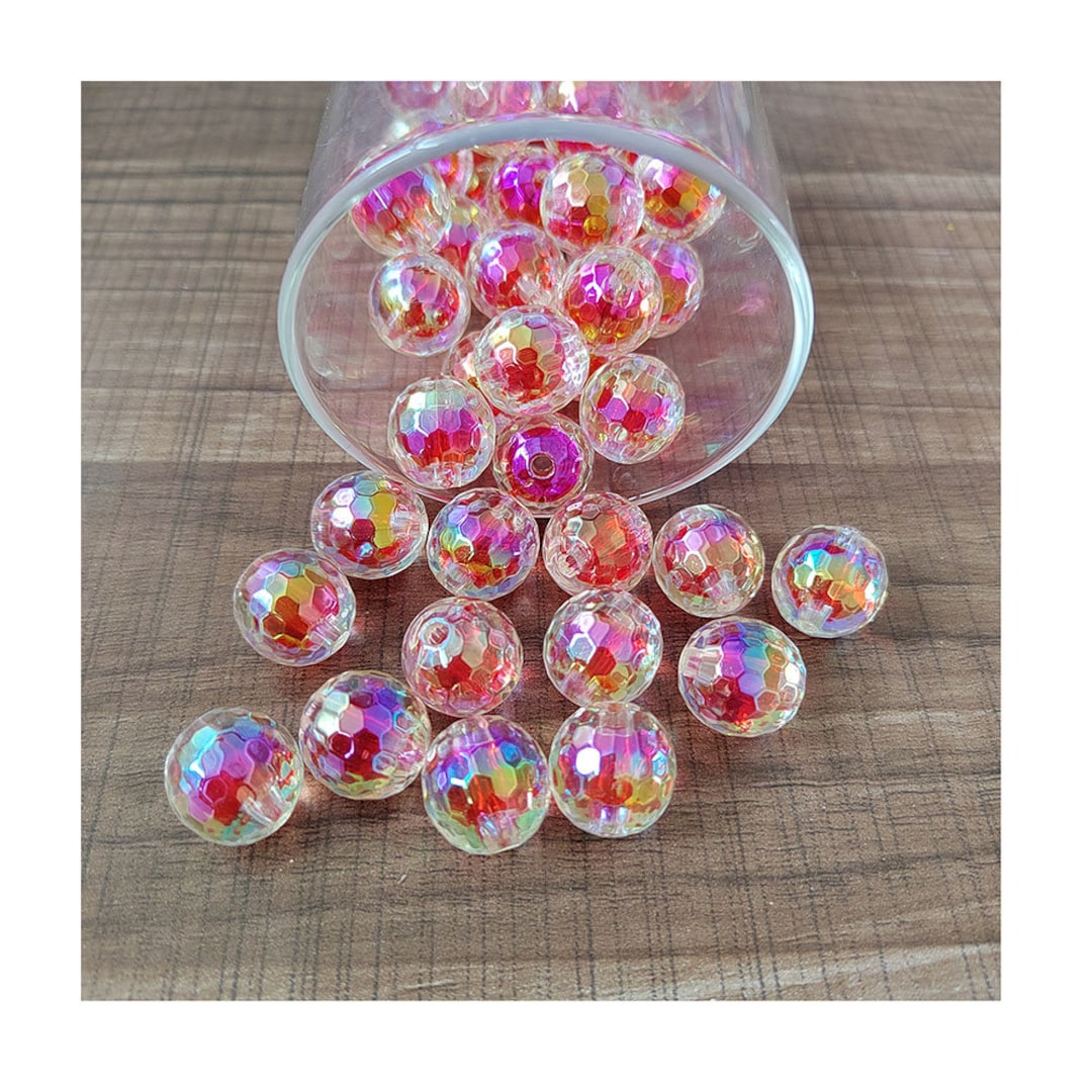 Uv Candy Colorful 16mm Beads UV Beaded Diy Handmade Pendant Decorative ...