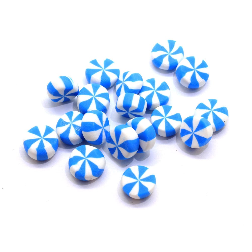 10mm Kawaii Flat Back Polymer Clay Candy Mix Colors DIY Resin - Etsy
