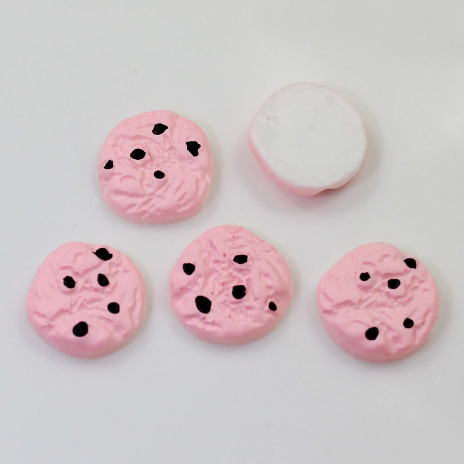 20mm Pink Chocolate Slime Charms Miniature Cookies Resin - Etsy