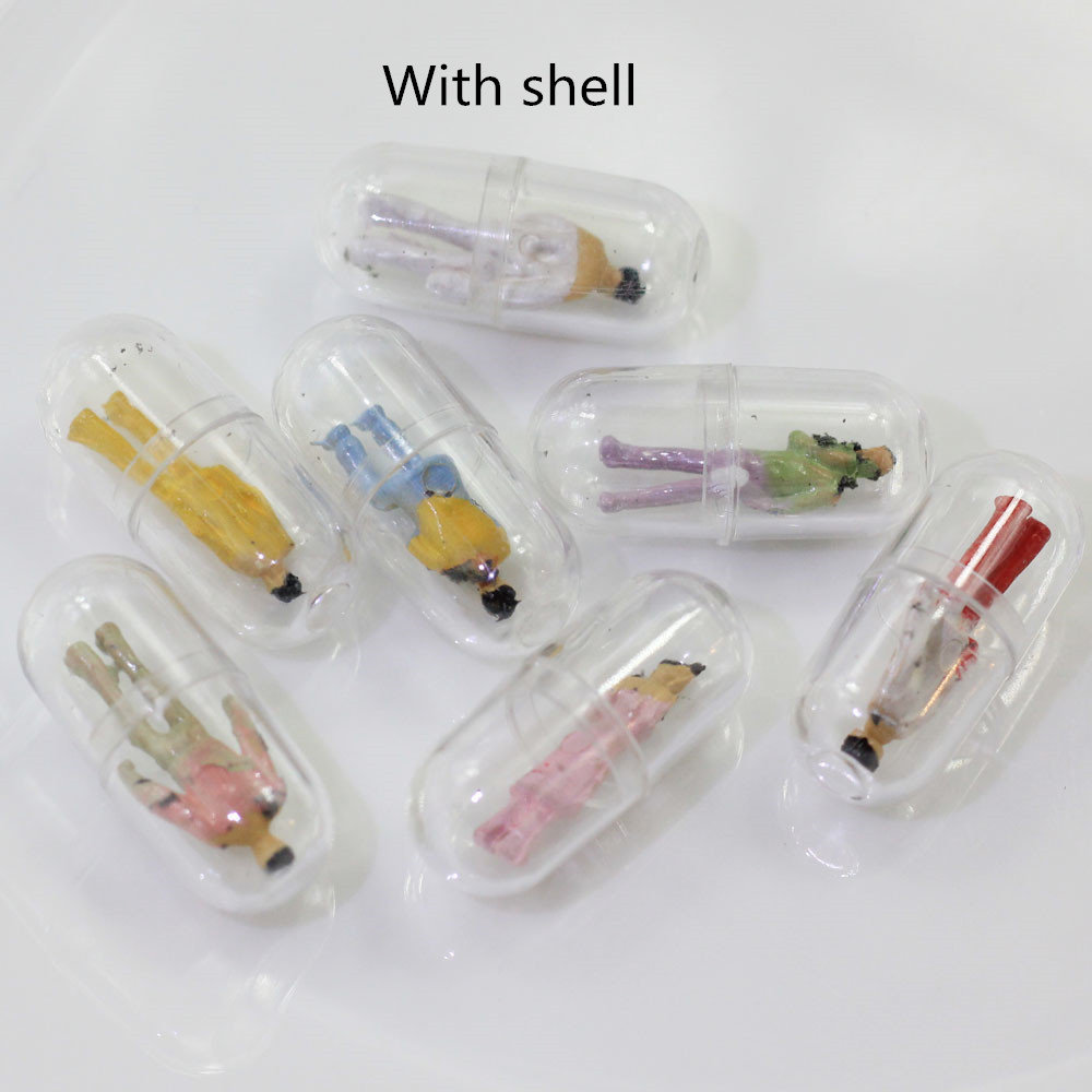 Transparent Capsule Shell Plastic Pill Container Pill Cases - Etsy