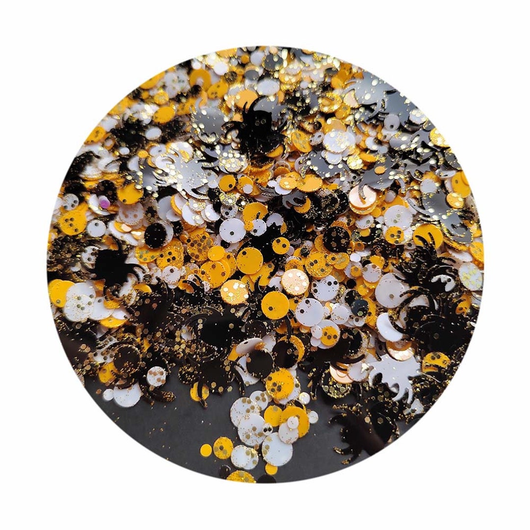 New Color Round Shape Sequins DIY Crieative Circle Holographic Chunky ...