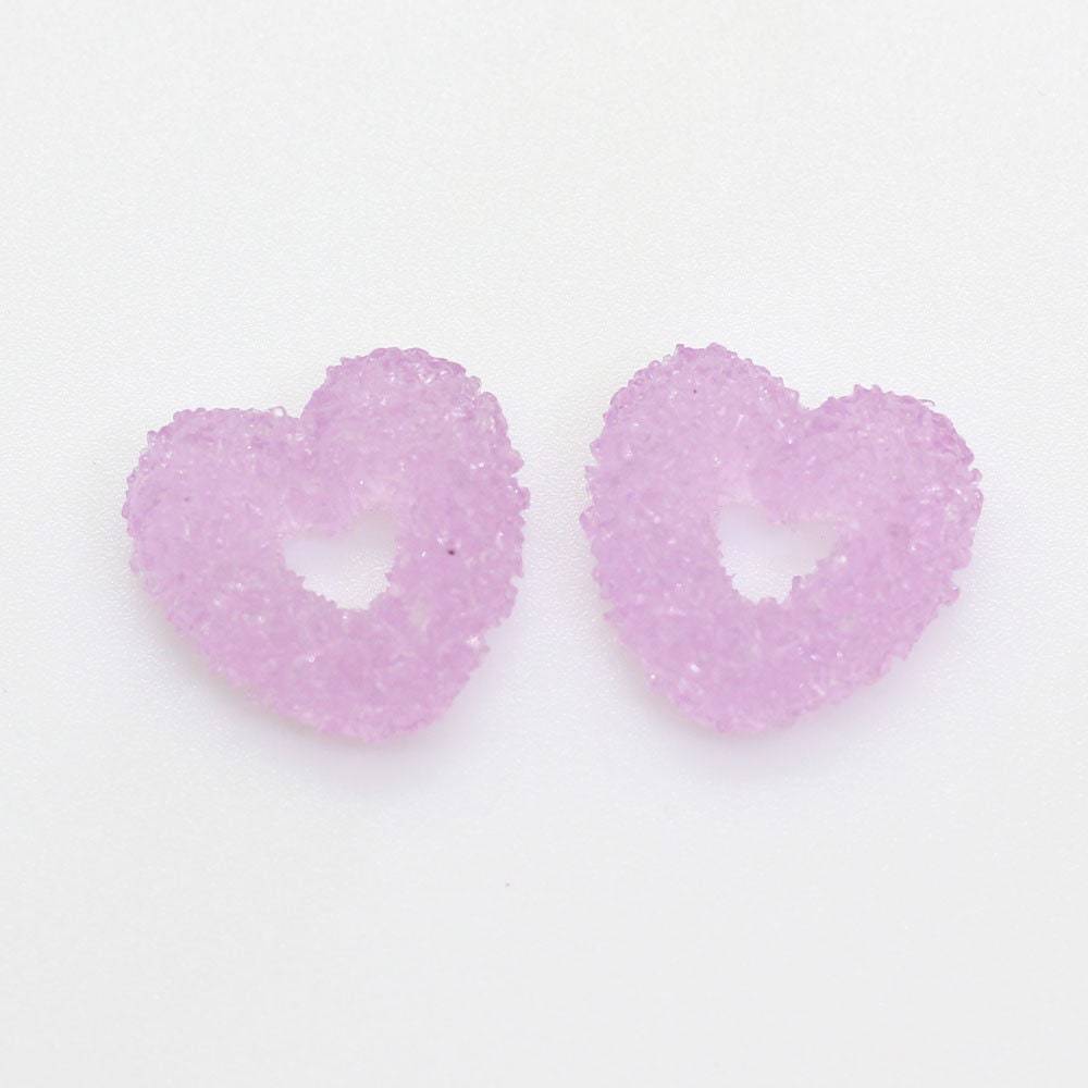 Heart Shape Fake Candy Gumdrop Resin Cabochon Flatback - Etsy