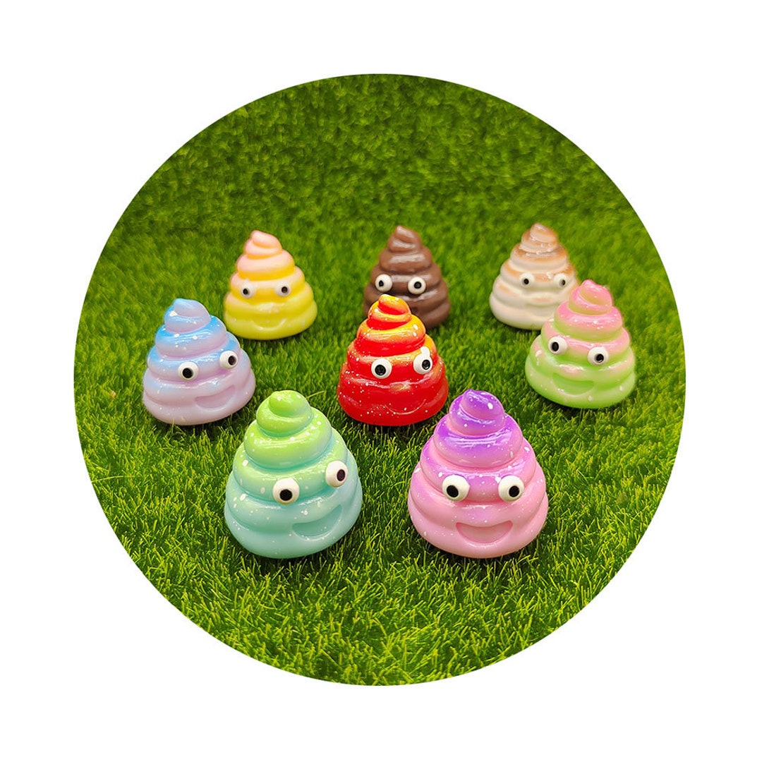 31mm Mini Poops Miniature Dollhouse Fairy Garden Decoration Resin ...