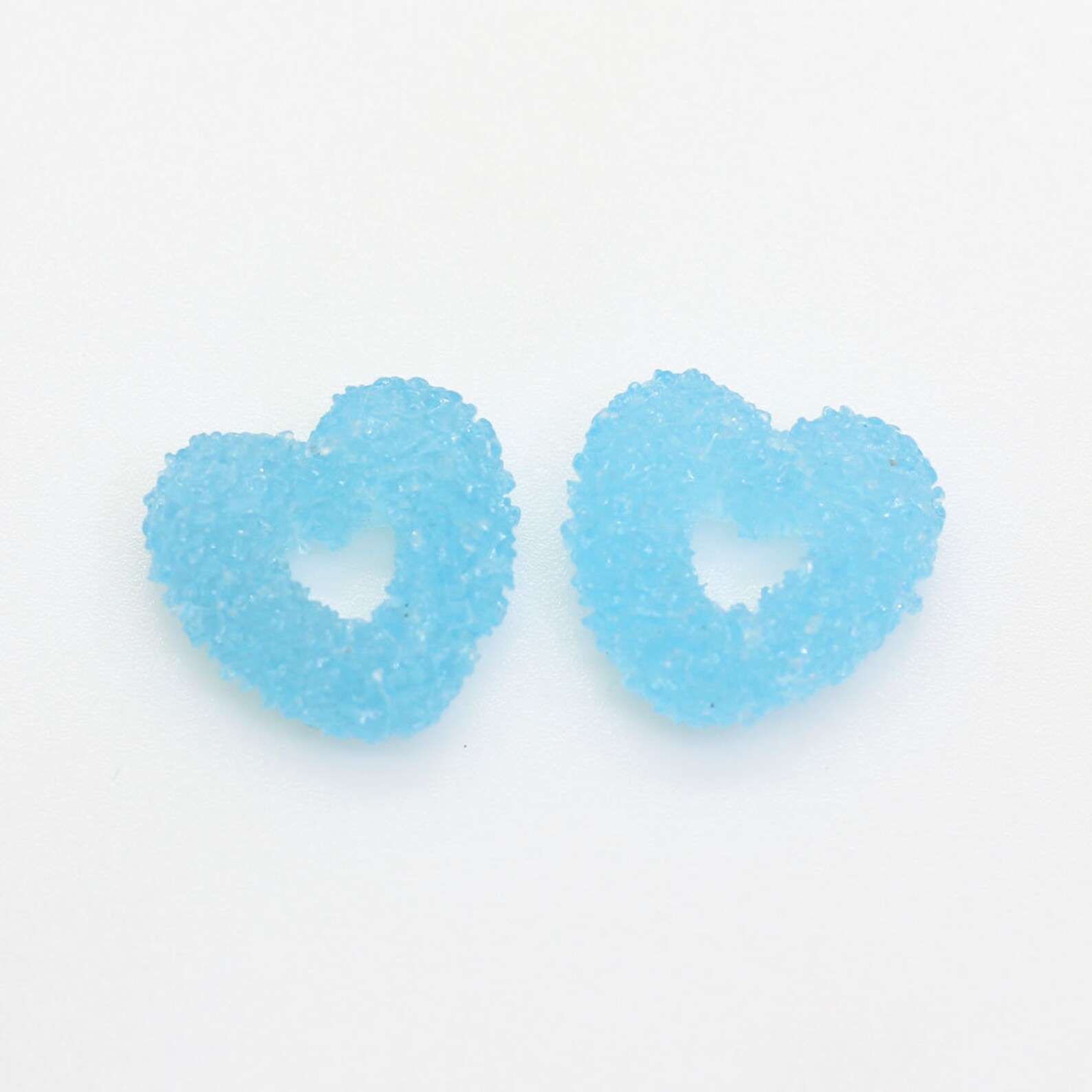 Heart Shape Fake Candy Gumdrop Resin Cabochon Flatback Simulation Food ...